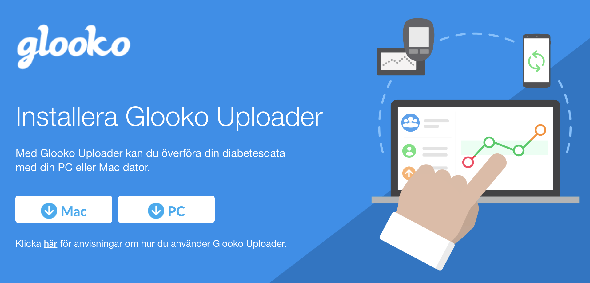 Hur installerar jag Glooko® Uploader? – Glooko | Hjälpcenter