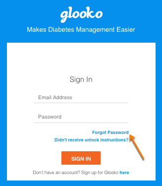 I forgot my password. How can I reset it? – Glooko Support | Help Center
