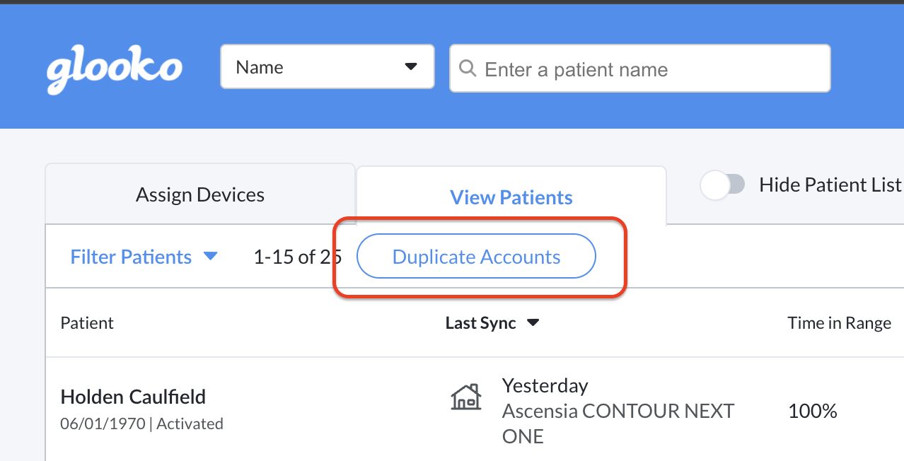Identifying and Removing Duplicate Patient Accounts – Glooko Support ...