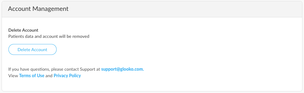 How do I delete my Glooko® account? – Glooko Support | Help Center